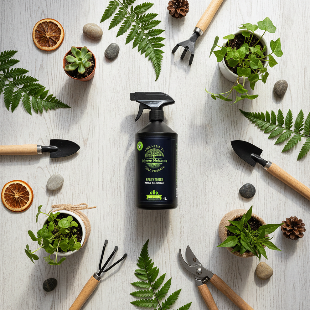 Neem Naturals Cold Pressed Ready to Use Neem Oil Plant Spray 1L - Eco ...
